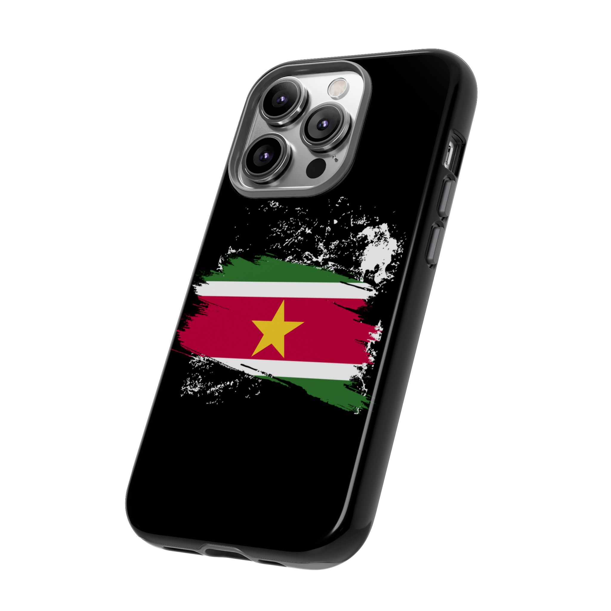 Surinaamse vlag verfspetters telefoonhoes